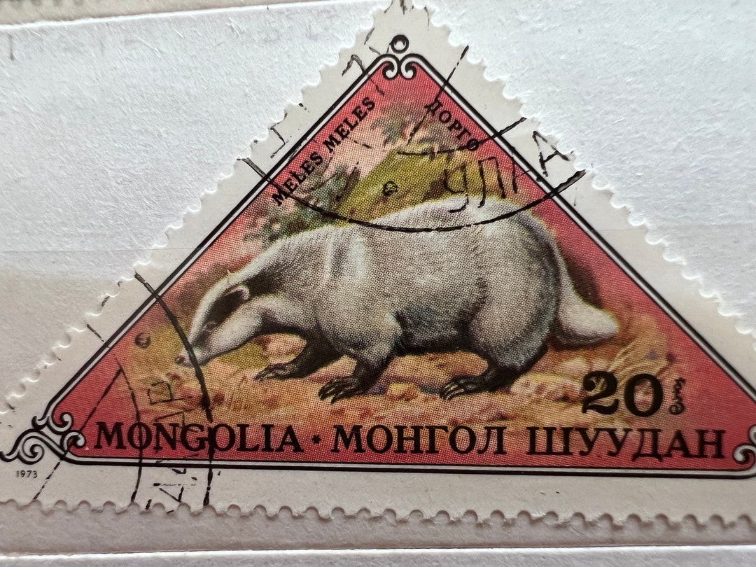 Postage Stamps Wildlife Mongolia X 3 Stamps Triangle Stamps - Etsy
