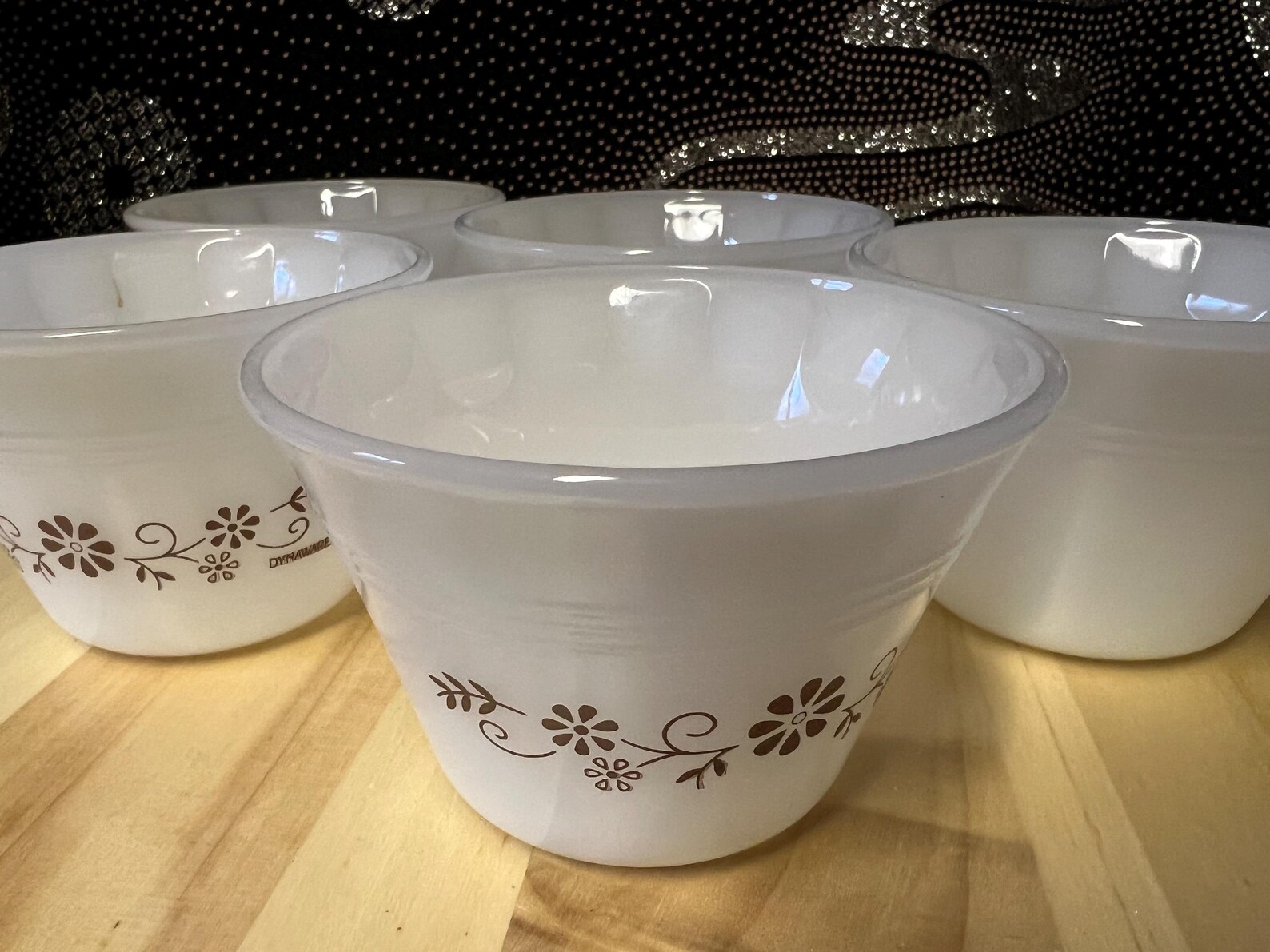 Termocrisa Milk Glass Bowls Set of 5 Glass Bowls Custard Bowls Jelly ...