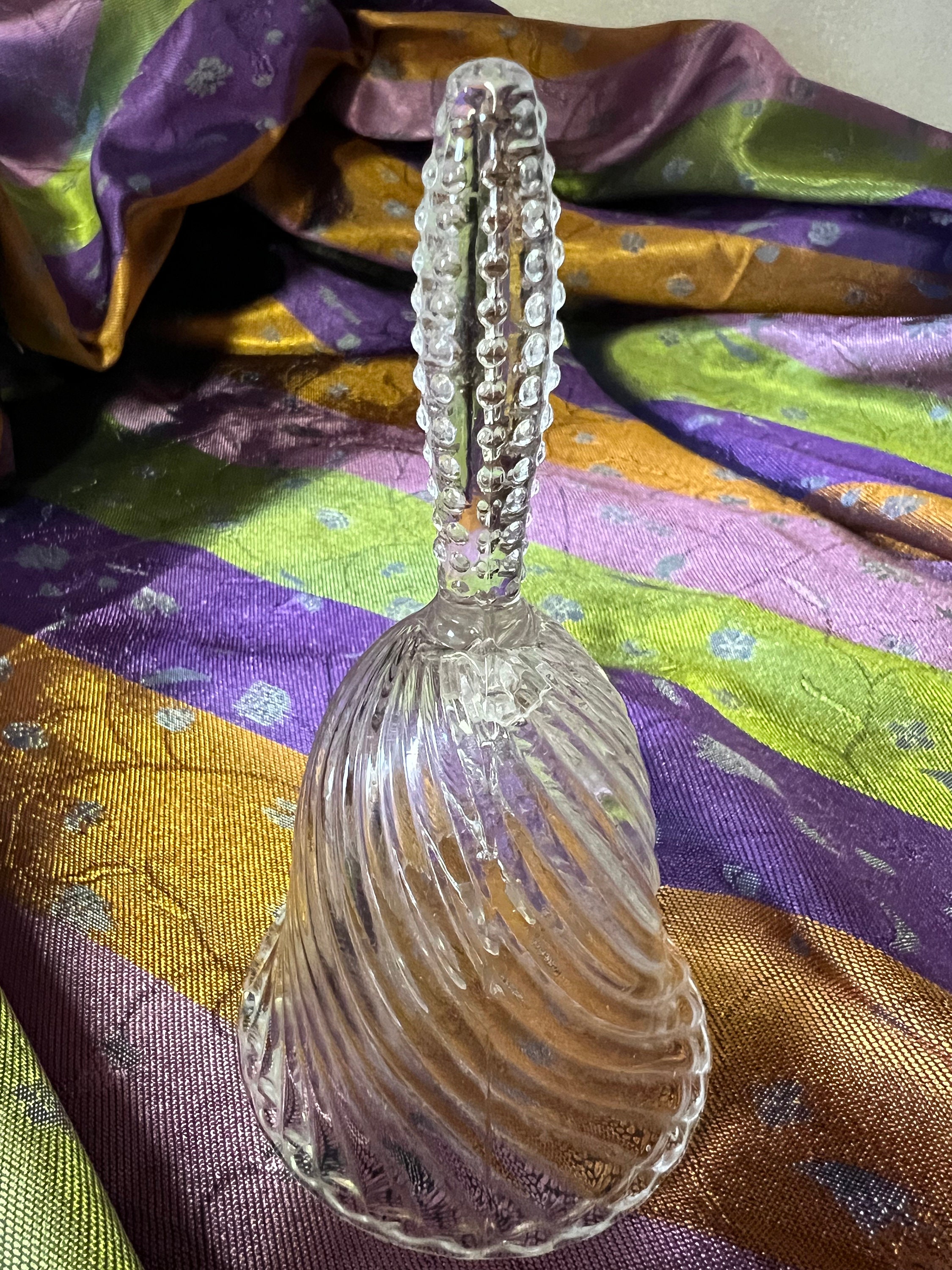 Vintage Cut Glass Dinner Bell: Collectible Ringer Bell (14cm) - Etsy