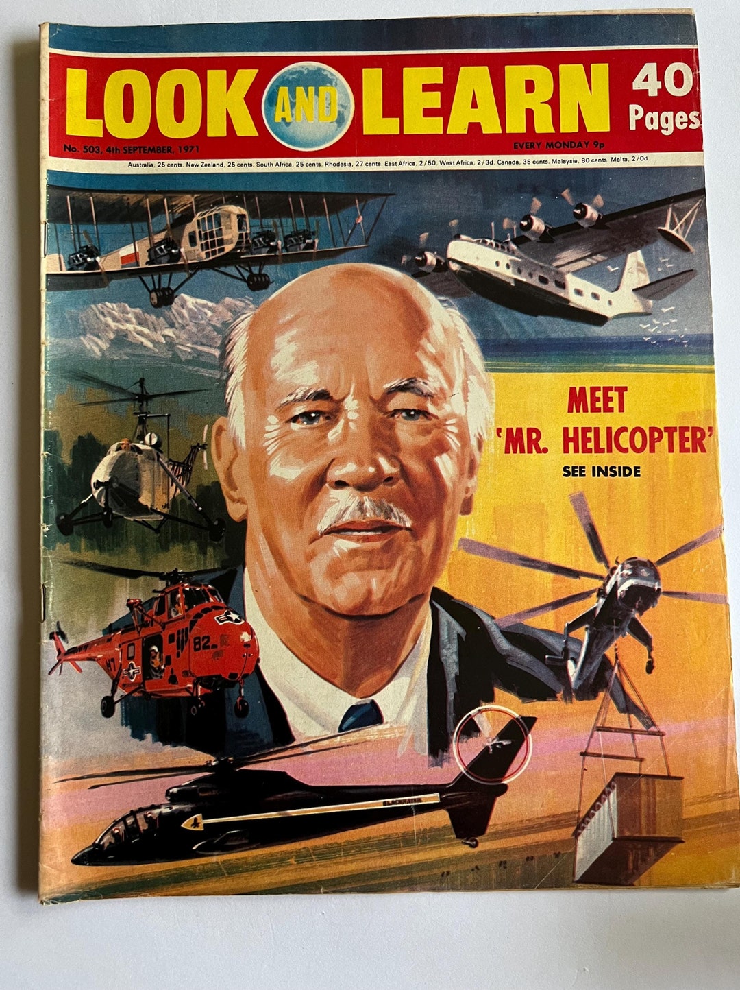 Look and Learn No 503 Magazine Vintage 1971 IPC Magazines Larger Magazine Early 70's Issue 40 ...