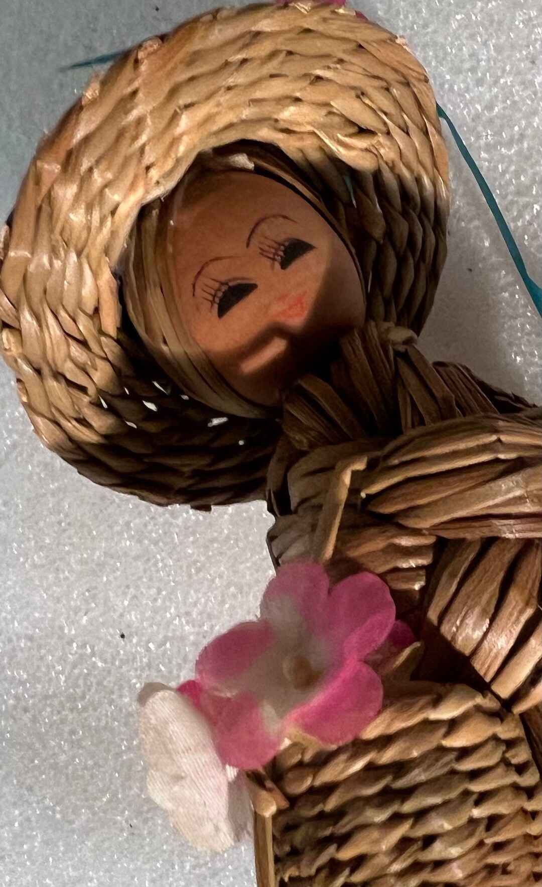 Corn Doll 15 Cm Doll Straw Doll With Hat and Basket Small Doll - Etsy