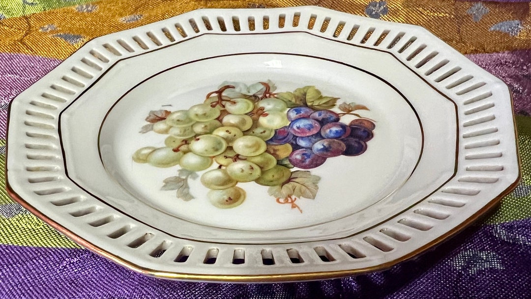 Schumann Germany Porcelain Fruit Plate Collectible Plate Serving Plate ...
