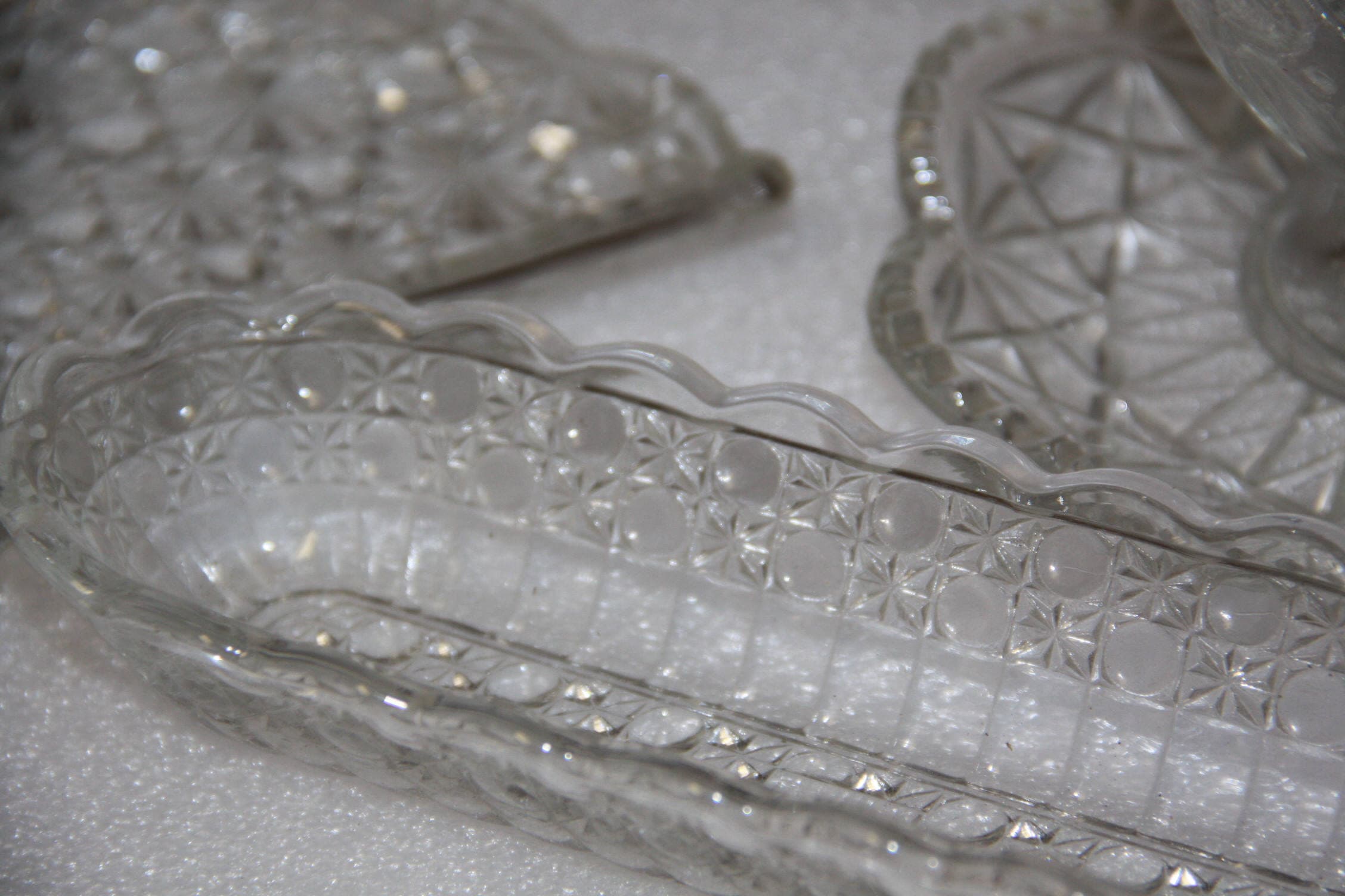 Vintage Glass Collectibles X 6 Avon Glass Fan Glass Dish Glass - Etsy