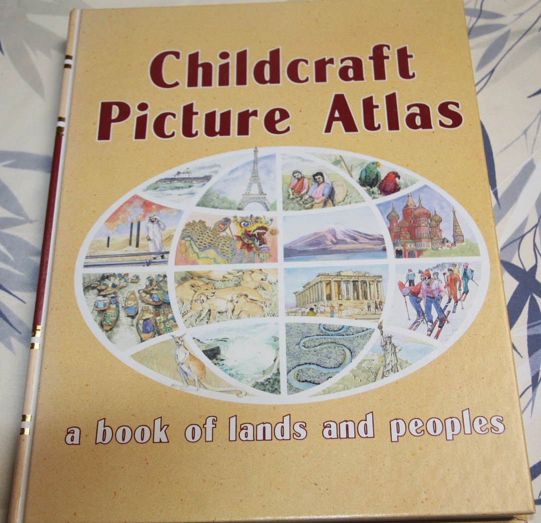 Childcraft Picture Atlas Extra Large Children's Atlas - Etsy