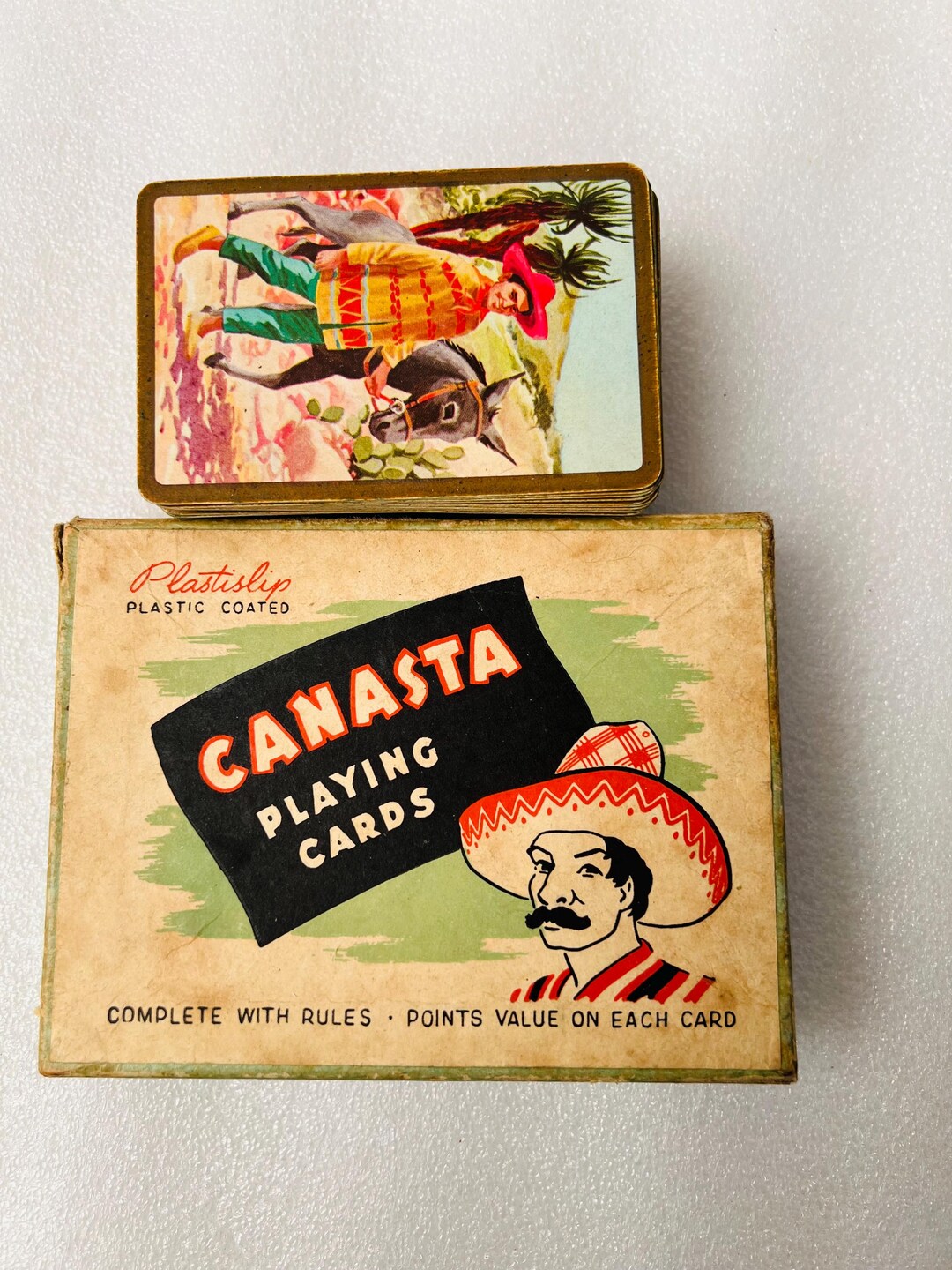 Canasta Hudson Australia Vintage Canasta Playing Cards Boxed Set ...