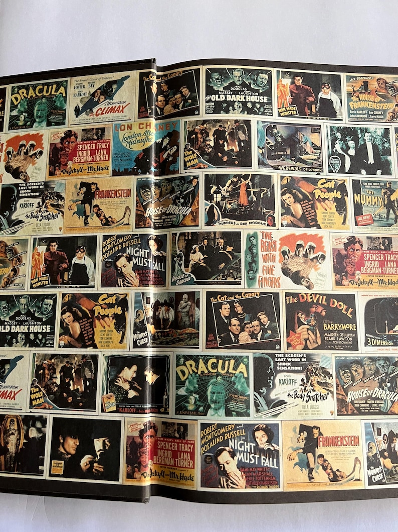 Hollywood Horror Movie Memorabilia Vintage Film Reference Book ...