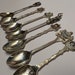 Collection of Silver-plate Souvenir Spoons GT Britain British Spoons ...