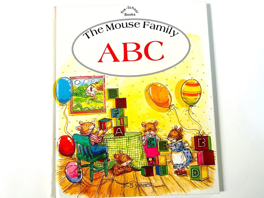 Vintage Mouse Family ABC Book: Brimax Hardcover Children's Alphabet - Etsy