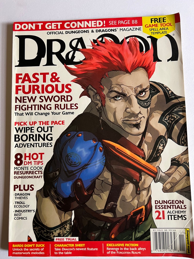Offical Dungeons and Dragons Magazine November 2002 Fireball - Etsy
