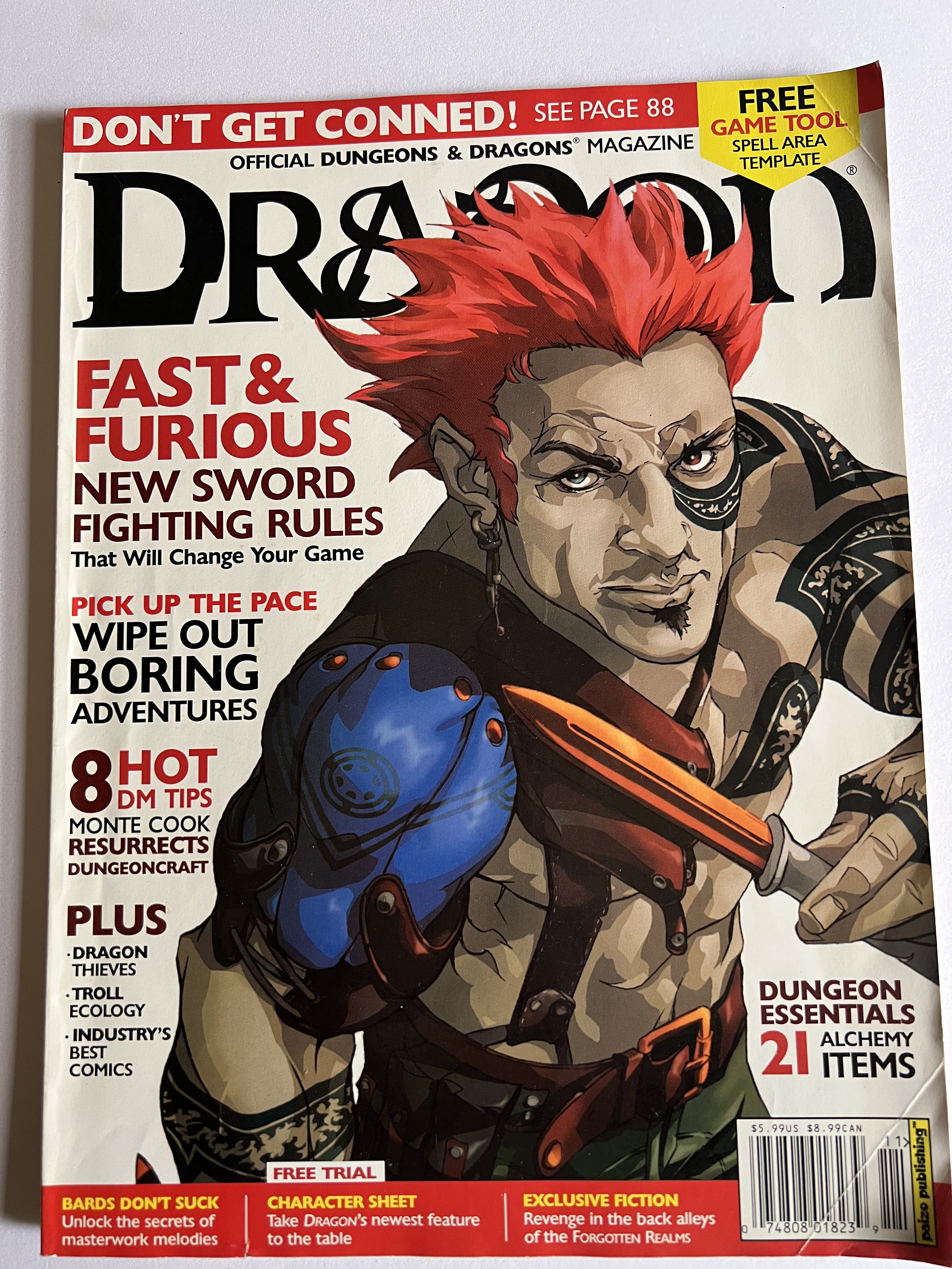 Offical Dungeons and Dragons Magazine November 2002 Fireball - Etsy