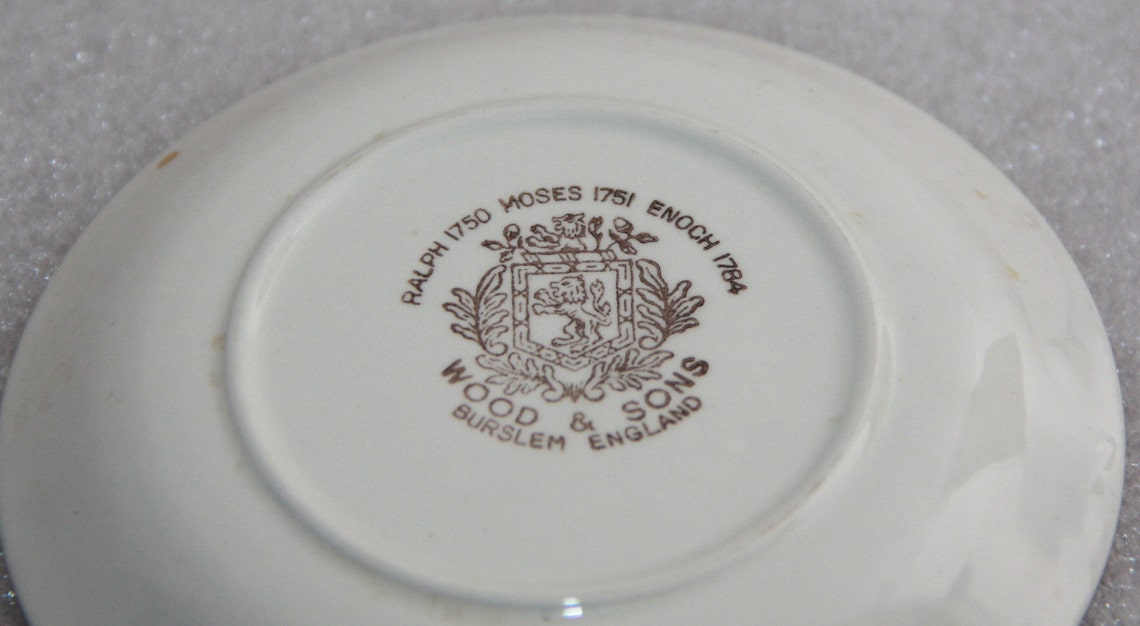 Ralph 1750 Moses 1751 Enoch 1784 Wood and Sons Burselm England ...