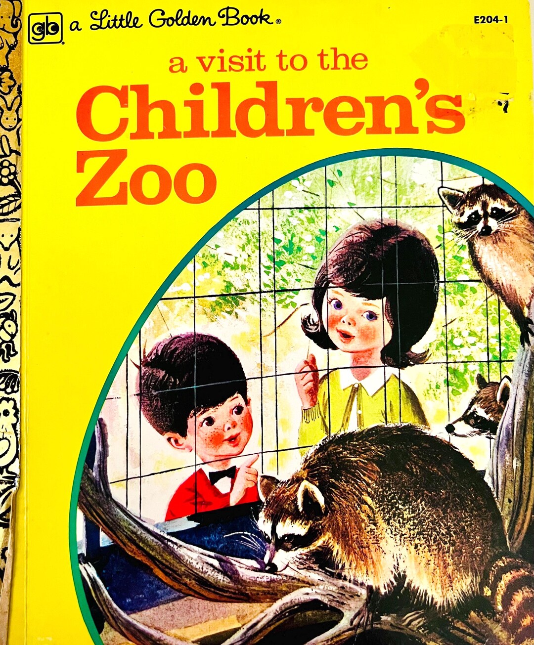 Vintage Little Golden Book: A Visit to the Children's Zoo, 1979 - Etsy