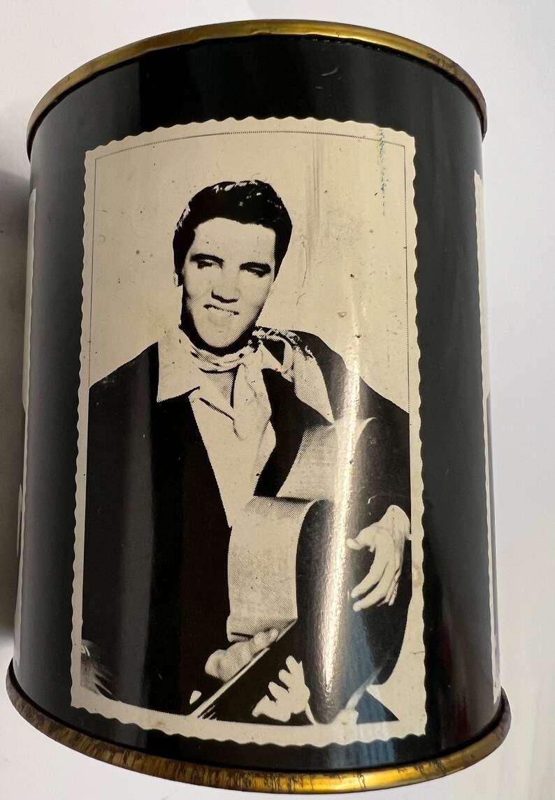 Elvis Presley Money Box Vintage Elvis Collectible Anodised Tin - Etsy