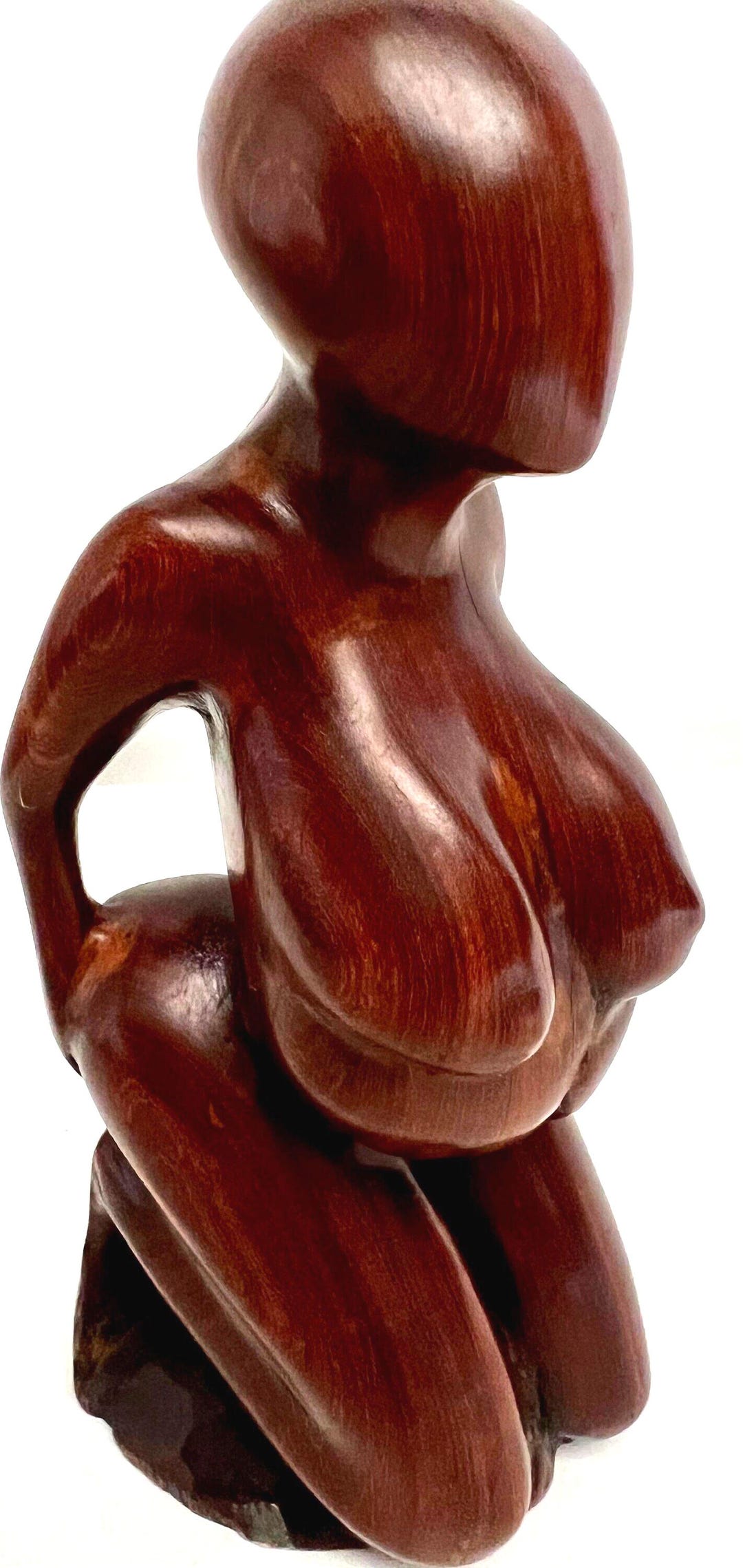 Solid Wood Birthing Sculpture: Maternal Art, Midwife Gift - Etsy UK
