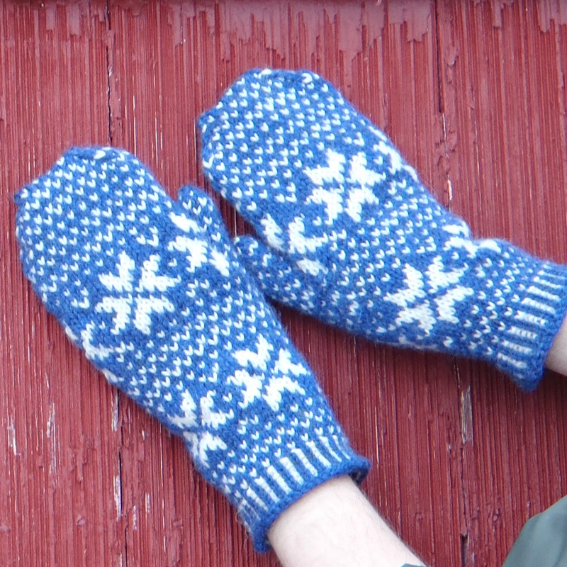 Fair Isle Mittens - Etsy