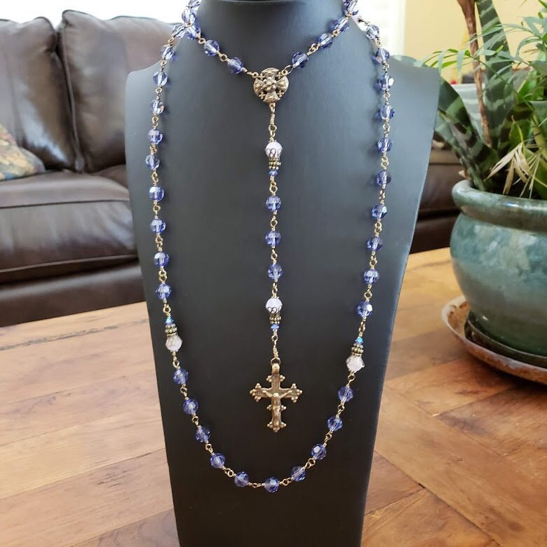 Catholic Heirloom Rosary Coptic Crucifix With a Coptic - Etsy