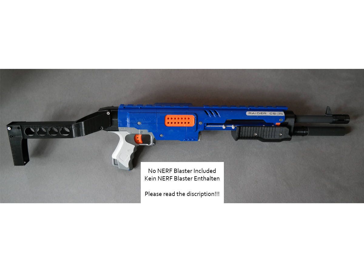 Nerf Blaster Raider/Rampage Spas 12 / Pumpgun Adapter Mod SET | Etsy