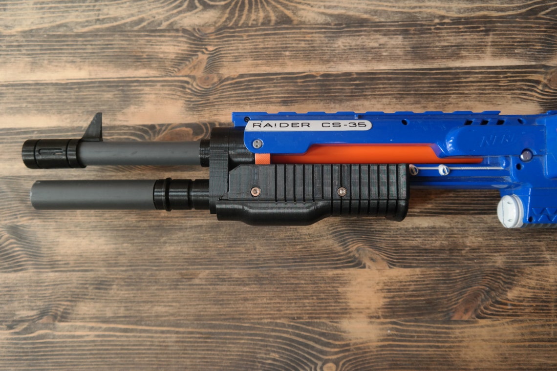 Nerf Blaster Raider/Rampage Spas 12 / Pumpgun Adapter Mod SET | Etsy