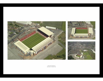 Art & Collectibles Digital Prints Barnsley FC Oakwell East Stand Poster ...