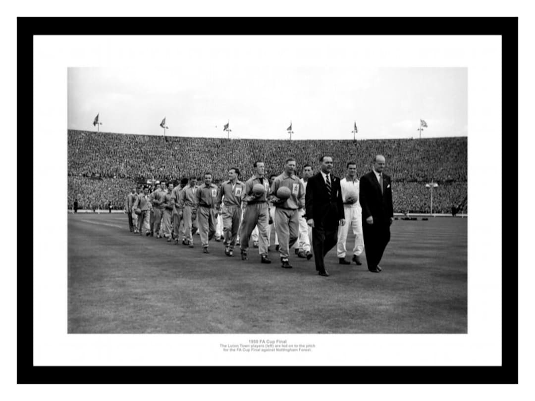 Luton Town 1959 FA Cup Final Team Photo Memorabilia - Etsy