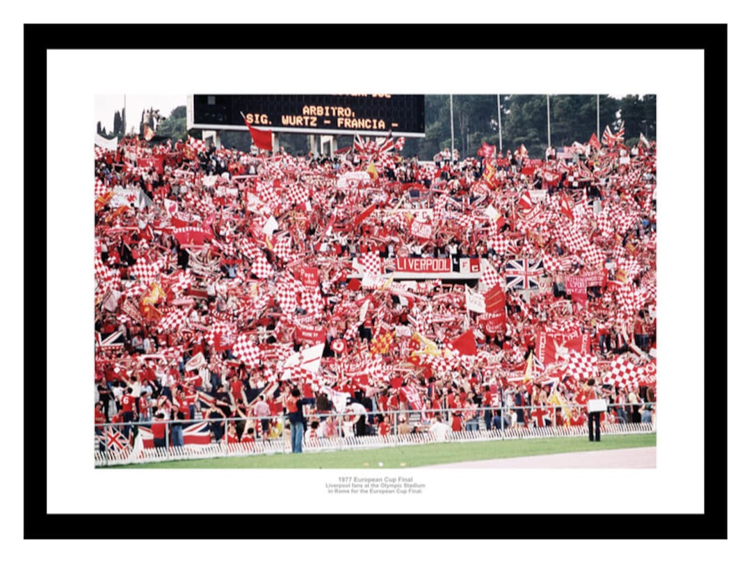 Liverpool Fans 1977 European Cup Final Photo Memorabilia - Etsy