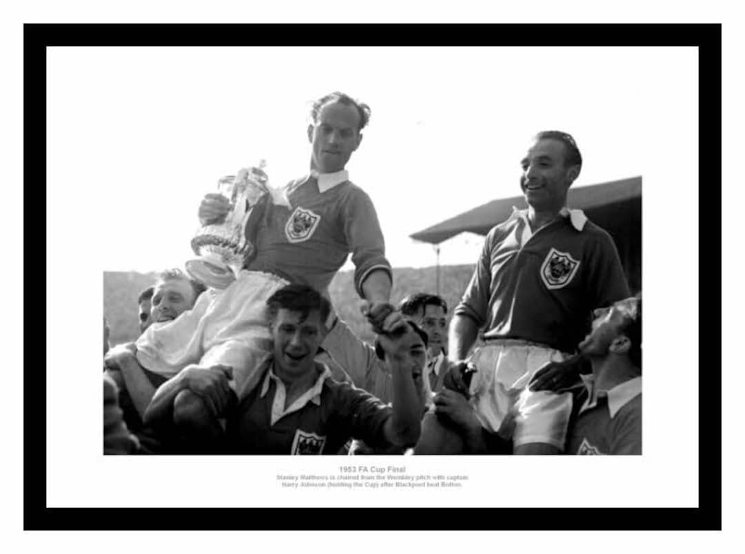 Blackpool FC 1953 FA Cup Final Team Photo Memorabilia - Etsy
