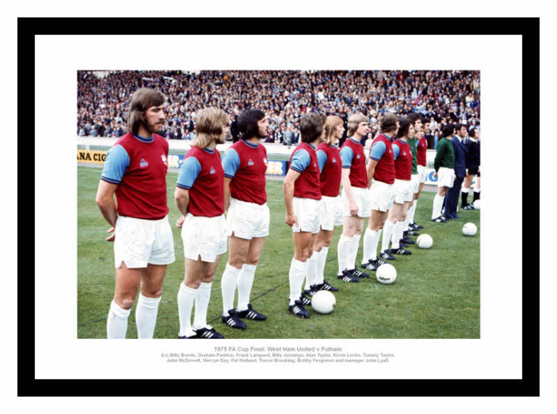 West Ham United 1975 FA Cup Final Team Photo Memorabilia - Etsy