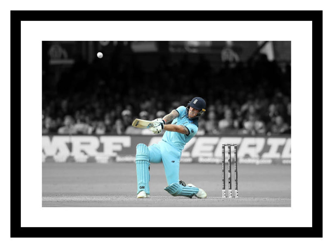 Ben Stokes Cricket Legend Spot Colour Photo Memorabilia - Etsy