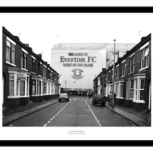 Everton FC Outside Goodison Park Stadium Photo Memorabilia - Etsy