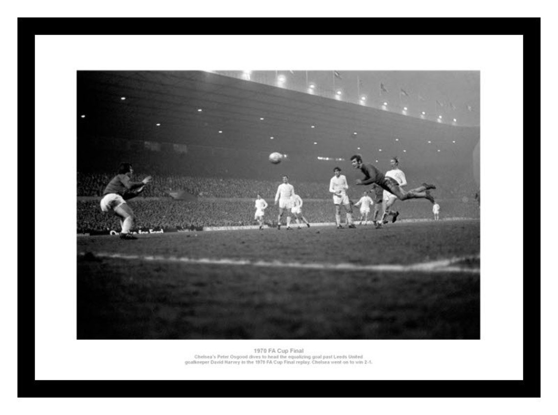 Peter Osgood Chelsea 1970 FA Cup Final Photo Memorabilia - Etsy