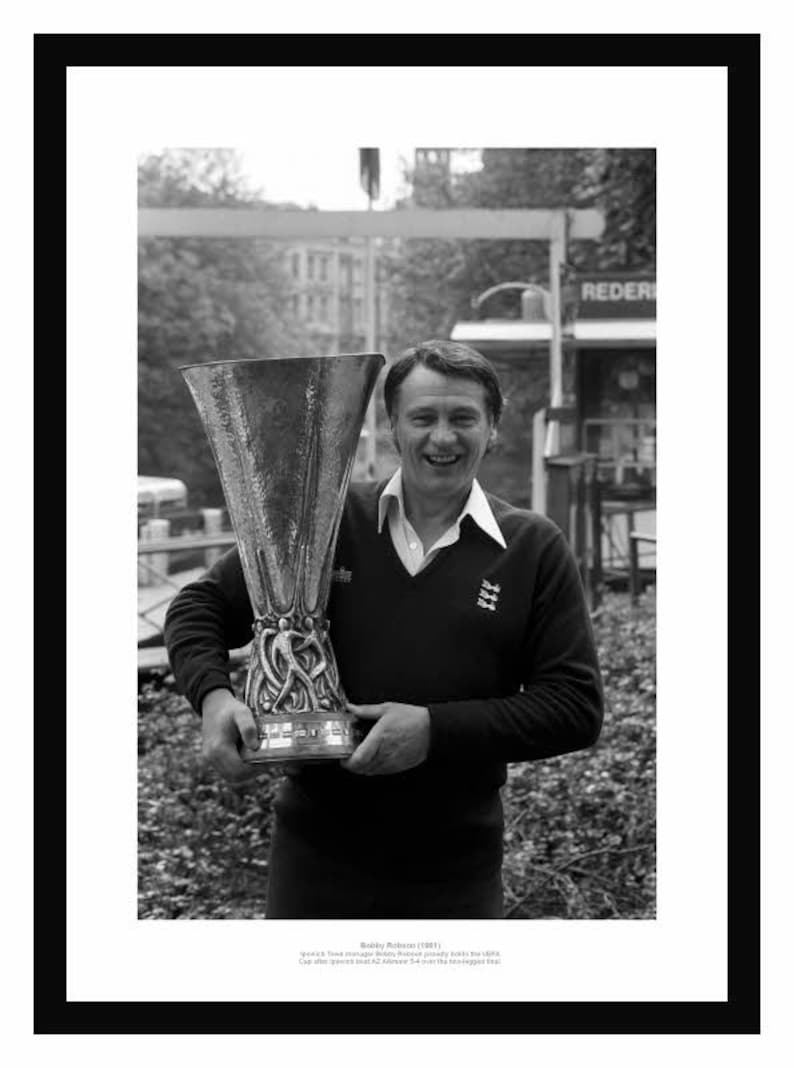 Bobby Robson Ipswich 1981 UEFA Cup Final Photo Memorabilia - Etsy UK
