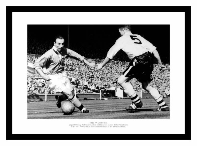 Stanley Matthews Blackpool FC 1953 FA Cup Final Photo - Etsy