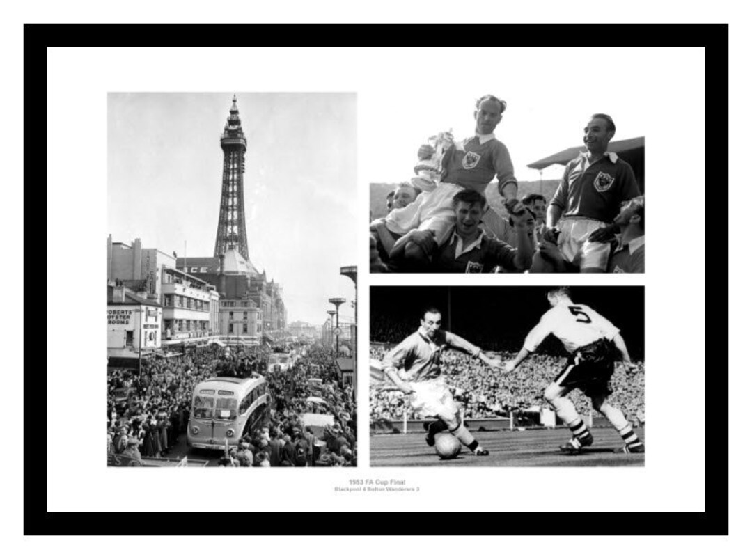 Blackpool FC 1953 FA Cup Final Photo Memorabilia - Etsy