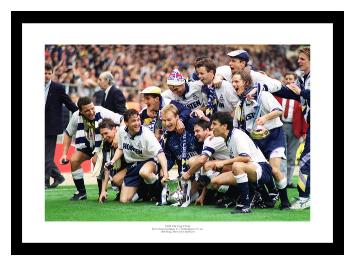 Tottenham Hotspur 1991 FA Cup Final Team Photo Memorabilia - Etsy
