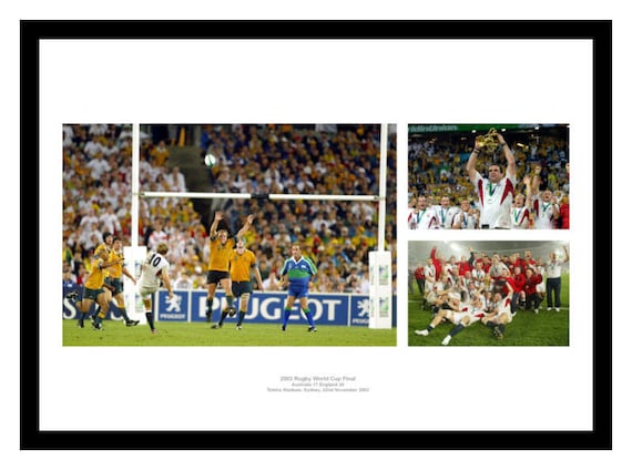 England Rugby Team 2003 World Cup Final Photo Memorabilia | Etsy