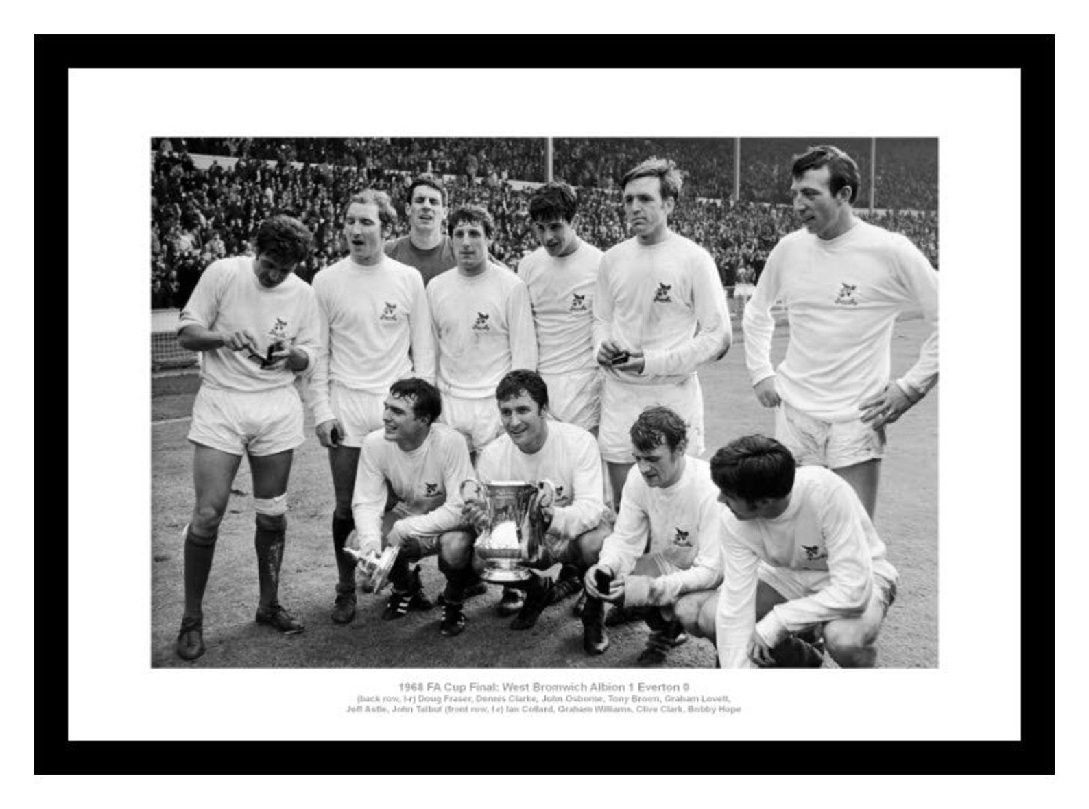 West Bromwich Albion 1968 FA Cup Final Team Photo Memorabilia | Etsy