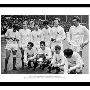 West Bromwich Albion 1968 FA Cup Final Team Photo Memorabilia | Etsy
