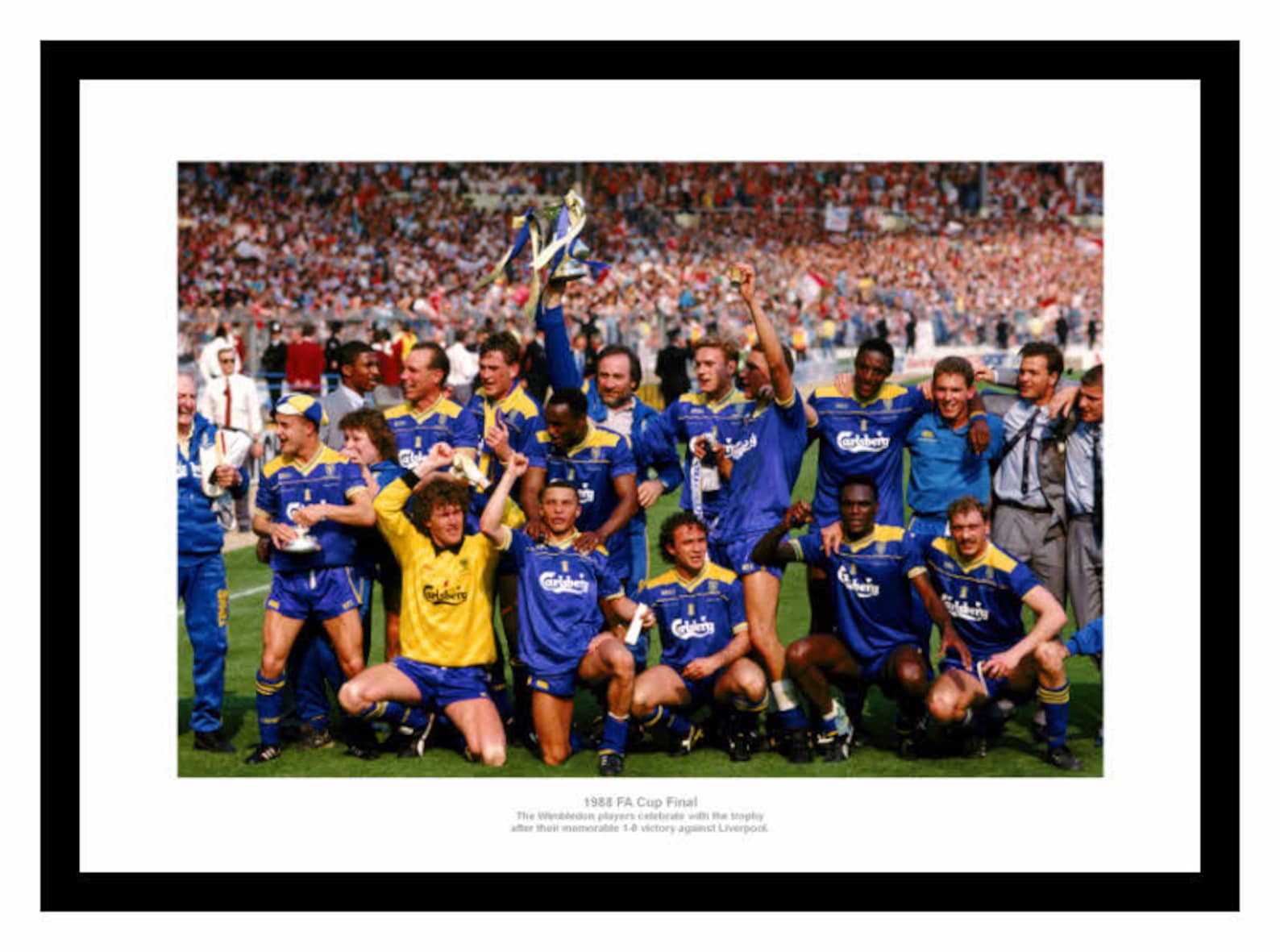 Wimbledon FC 1988 FA Cup Final 'crazy Gang' Team Photo Memorabilia - Etsy