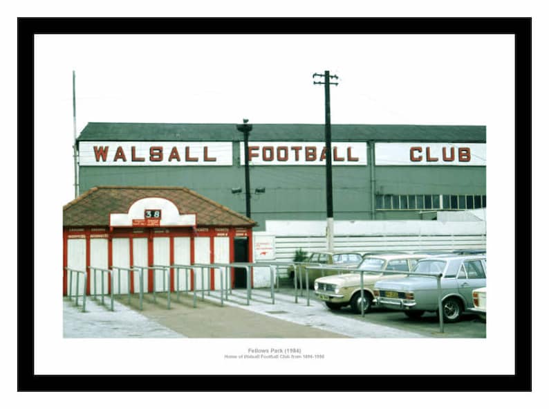 Walsall FC Fellows Park Historic Old Stadium Photo Memorabilia - Etsy UK
