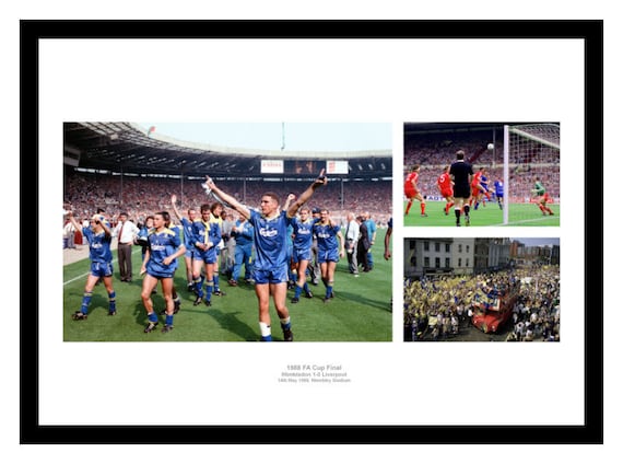 Wimbledon FC 1988 FA Cup Final Photo Memorabilia | Etsy