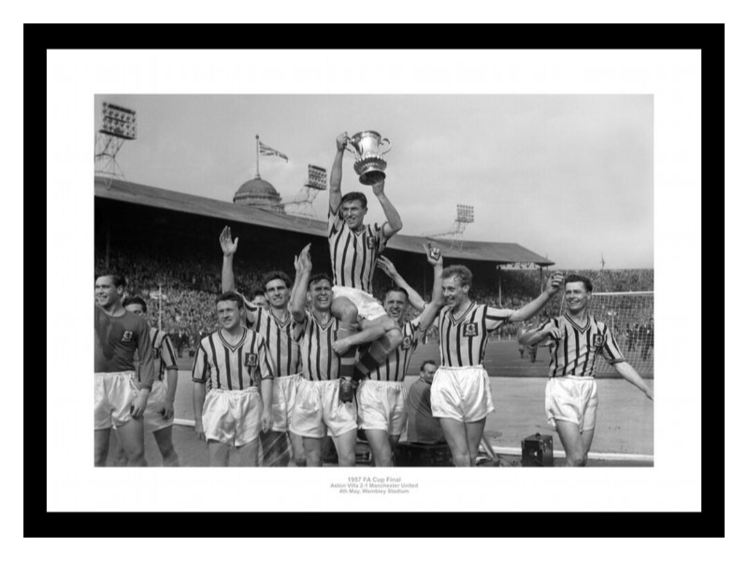 Aston Villa 1957 FA Cup Final Team Photo Memorabilia - Etsy