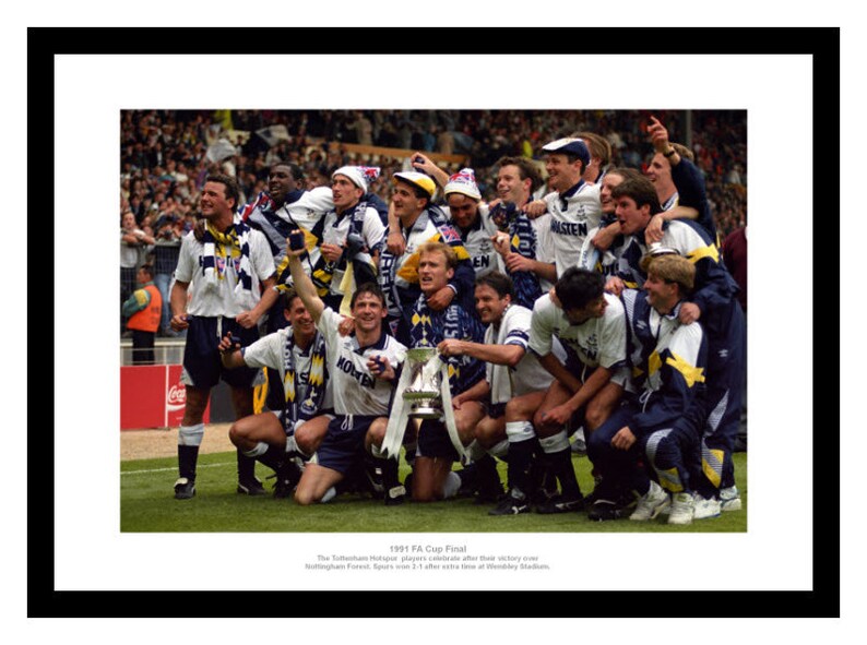 Tottenham Hotspur 1991 FA Cup Final Team Photo Memorabilia | Etsy