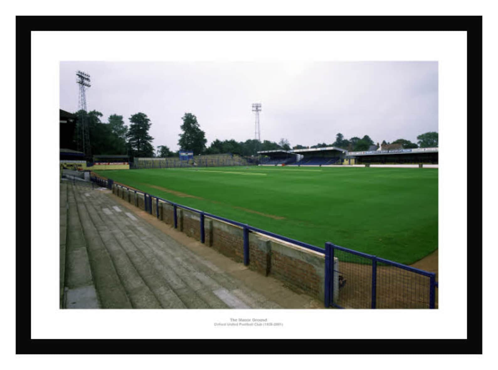 The Manor Ground Oxford United Historic Old Stadium Photo Memorabilia ...