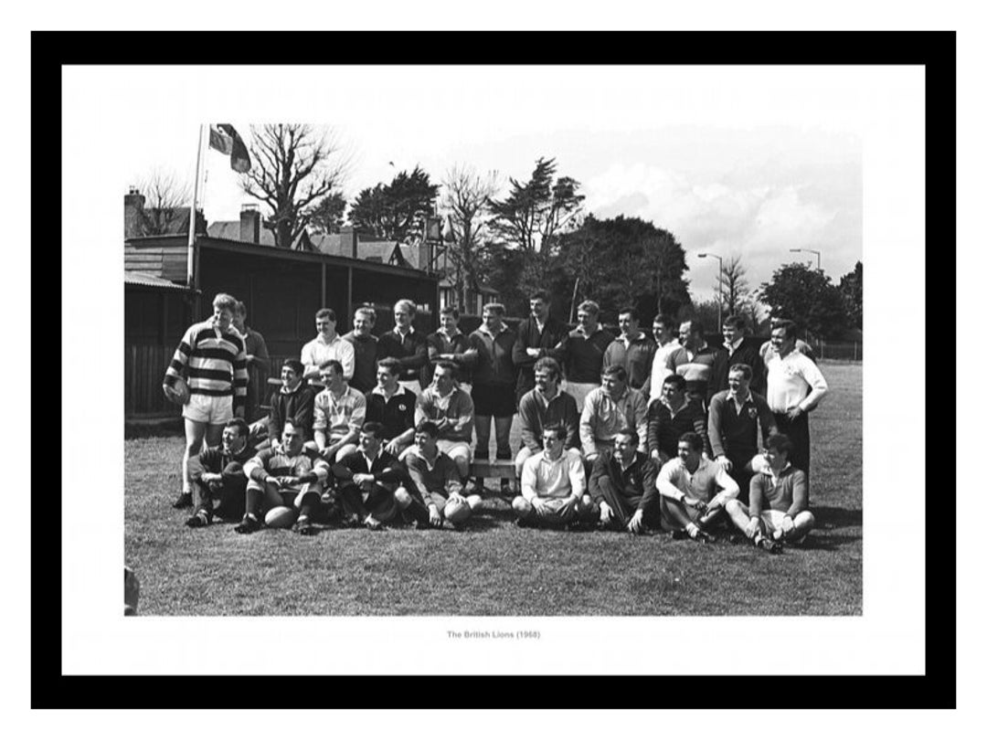 The British Lions 1968 Team Rugby Photo Memorabilia - Etsy