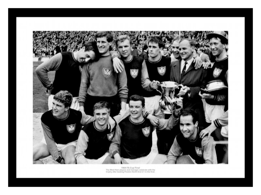 West Ham United 1964 FA Cup Winning Team Photo Memorabilia - Etsy UK