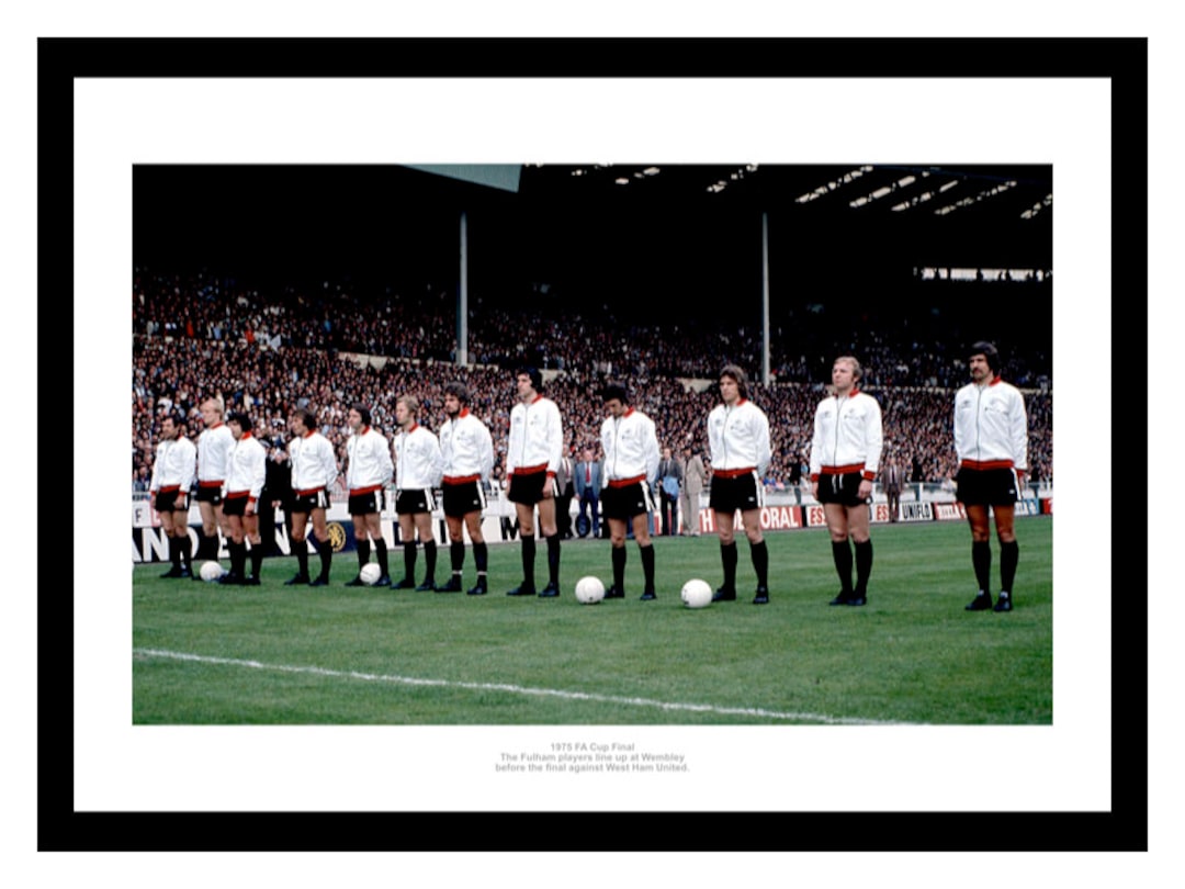 Fulham FC 1975 FA Cup Final Team Photo Memorabilia - Etsy UK