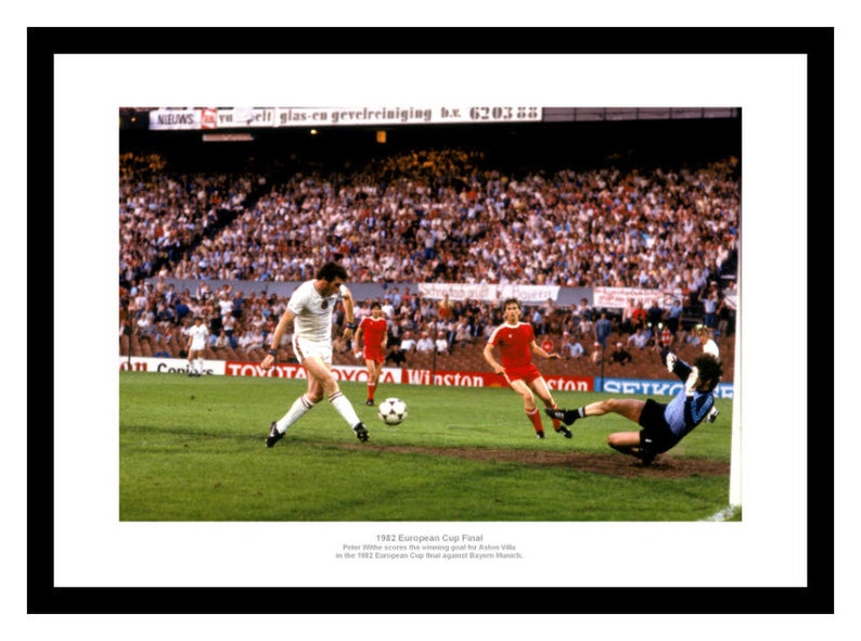 Aston Villa 1982 European Cup Final Peter Withe Goal Photo - Etsy