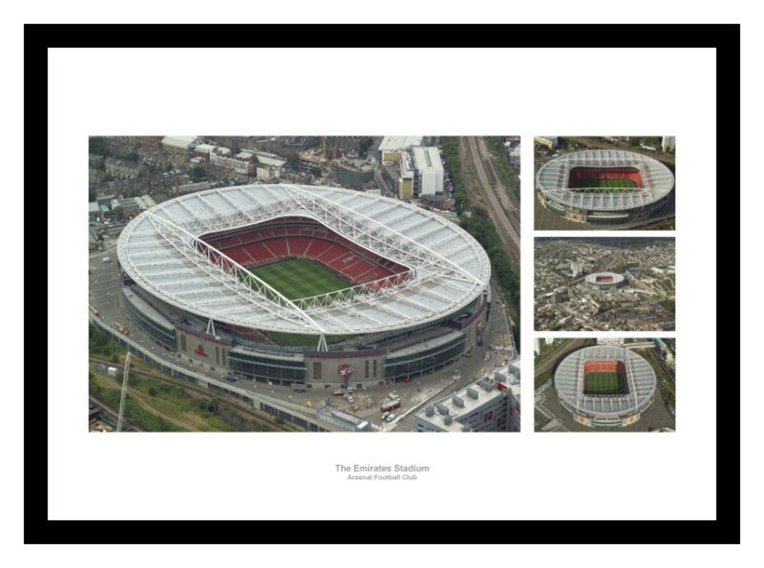 Arsenal Emirates Stadium Aerial Photo Memorabilia - Etsy