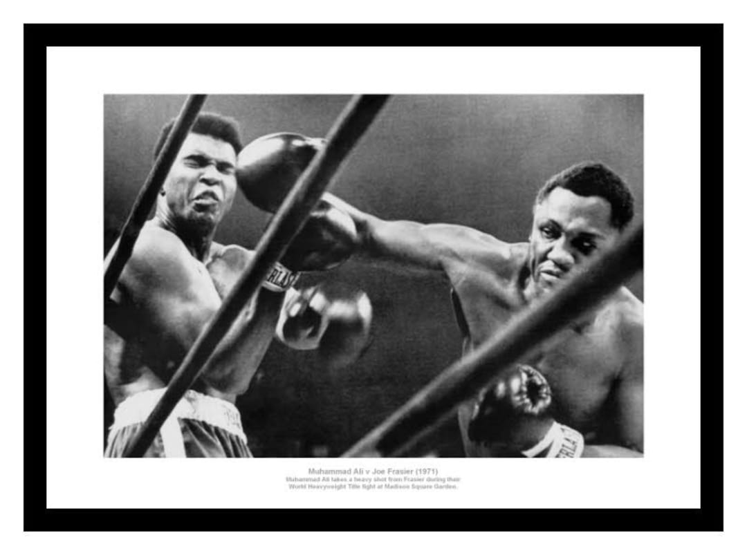 Ali V Frazier 'battle of the Century' 1971 Boxing Photo Memorabilia - Etsy