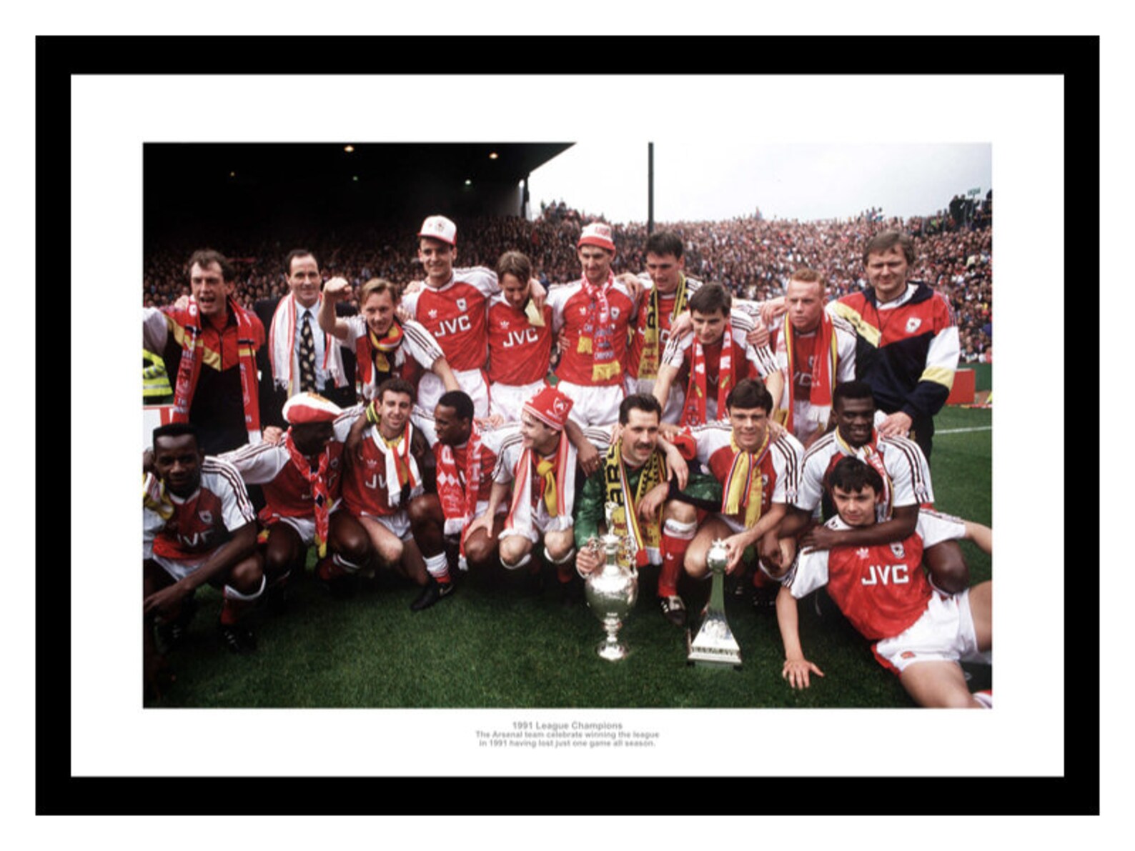Arsenal 1991 League Champions Team Photo Memorabilia - Etsy